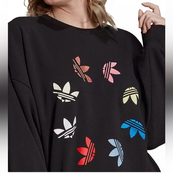 adidas | Sweaters | Adidas Adicolor Shattered Trefoil Color Wheel ...